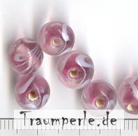 Glasperlen Rosa - Traumperle.de - Der Glasperlen Shop, 2,00